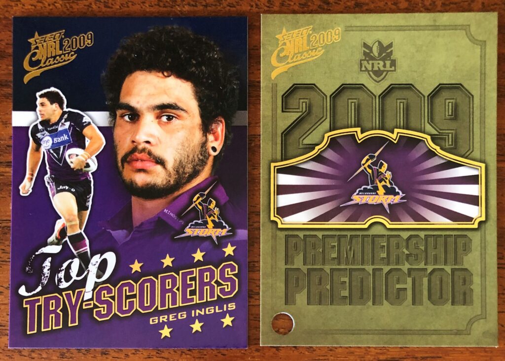 2009 Select Classic Top Try Scorers, Greg Inglis and redeemed Melbourne ...